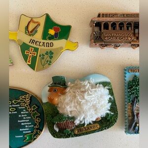 Accents | Vintage Travel Fridge Magnets Ireland London Caribbean San ...
